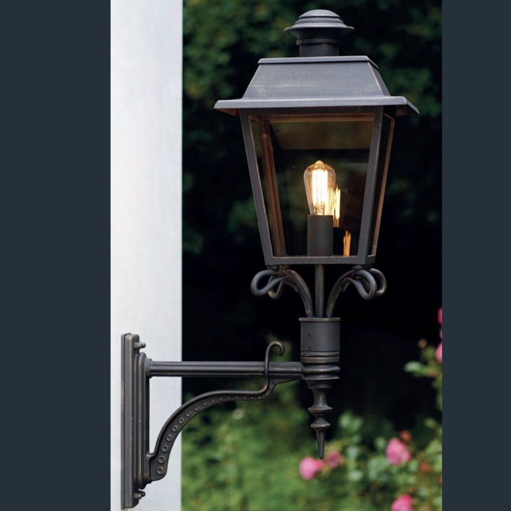 Schmiedeeiserne Außenlampen, Schmiedeeiserne Gartenleuchten