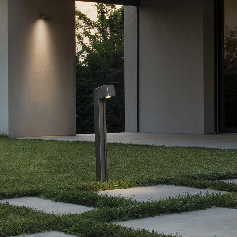 Moderne Edelstahl LED Wegleuchte | Gartenleuchten.de