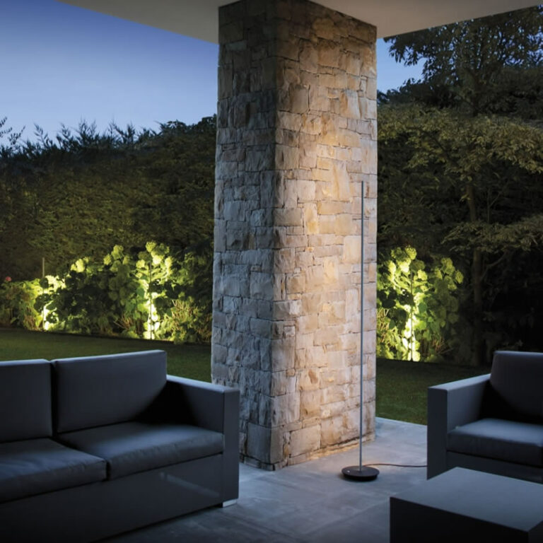 Terrassenbeleuchtung für Wand, Boden und Decke und Gartenleuchten